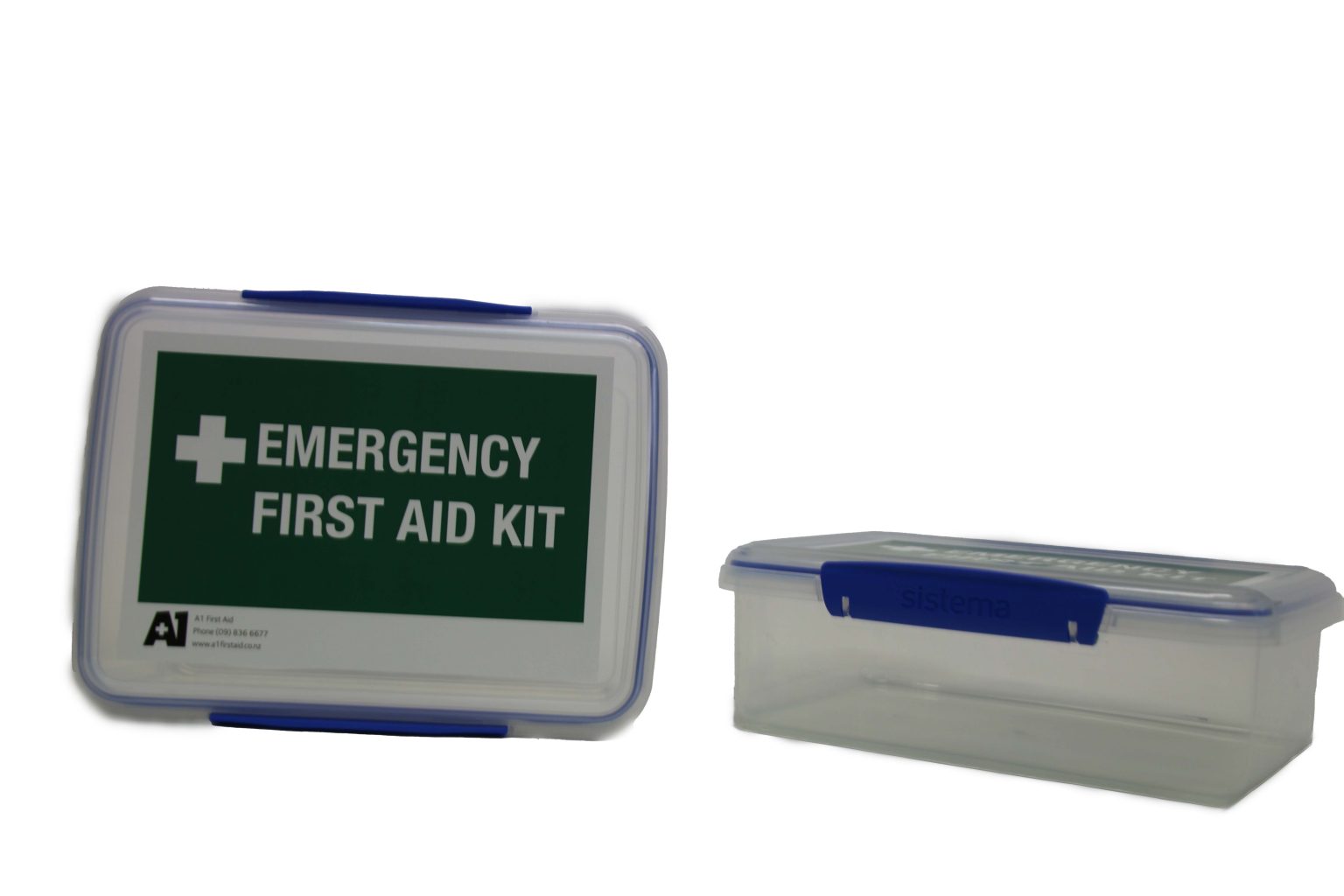 Plastic Container for Emergency Supplies A1 First Aid